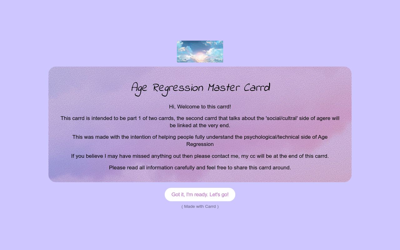 What is Age Regression?